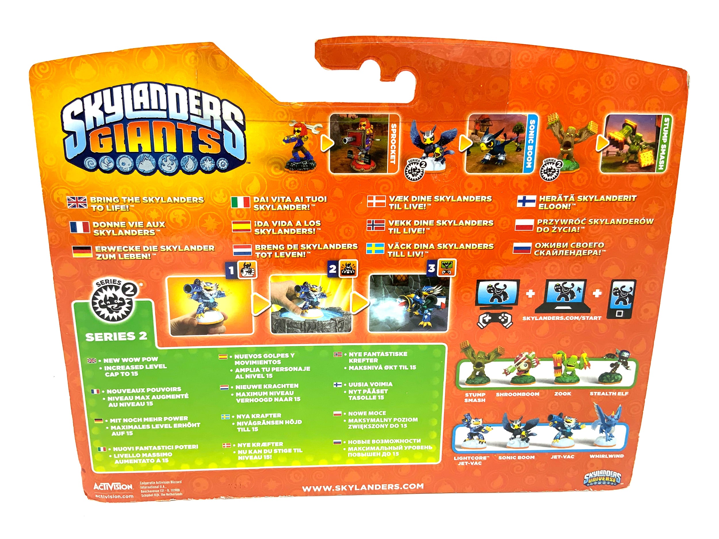 Skylanders Giants Triple Pack Sonic Boom + Sprocket +Stump Smash in OV